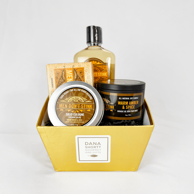 DSG - Men Don't Stink Gift Basket | Dana Shortt Gourmet and Gifts