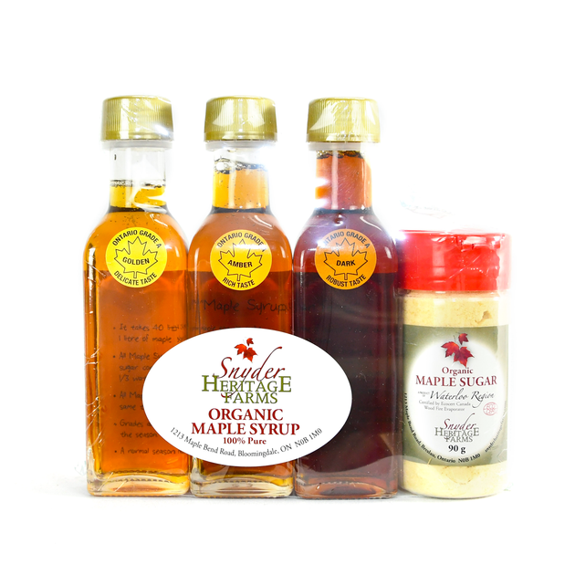 Snyder Heritage Farms - Maple Syrup Sample Pack | Dana Shortt Gourmet ...